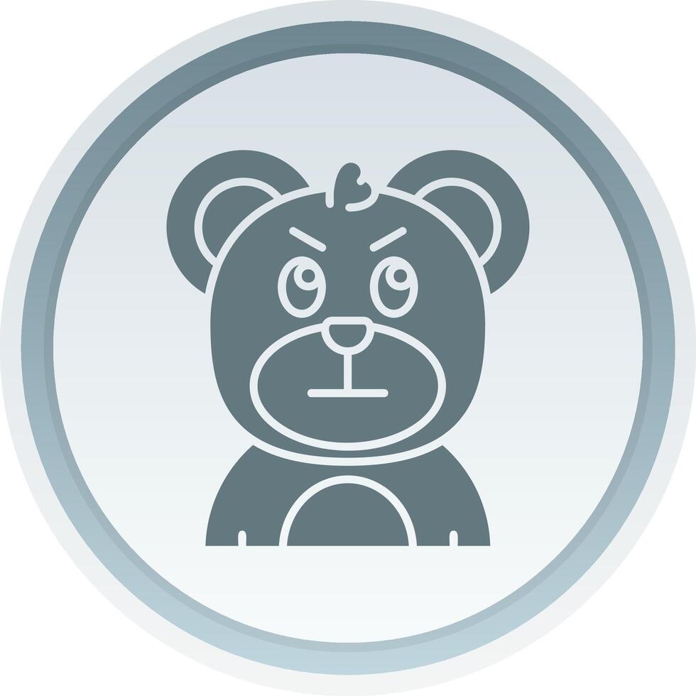 Angry Solid button Icon 38513649 Vector Art at Vecteezy