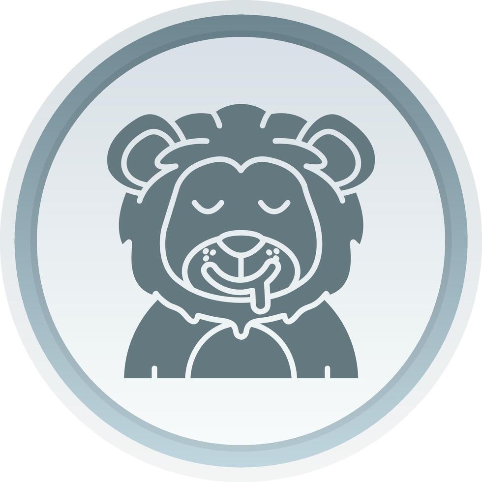Drooling Solid button Icon 38513667 Vector Art at Vecteezy