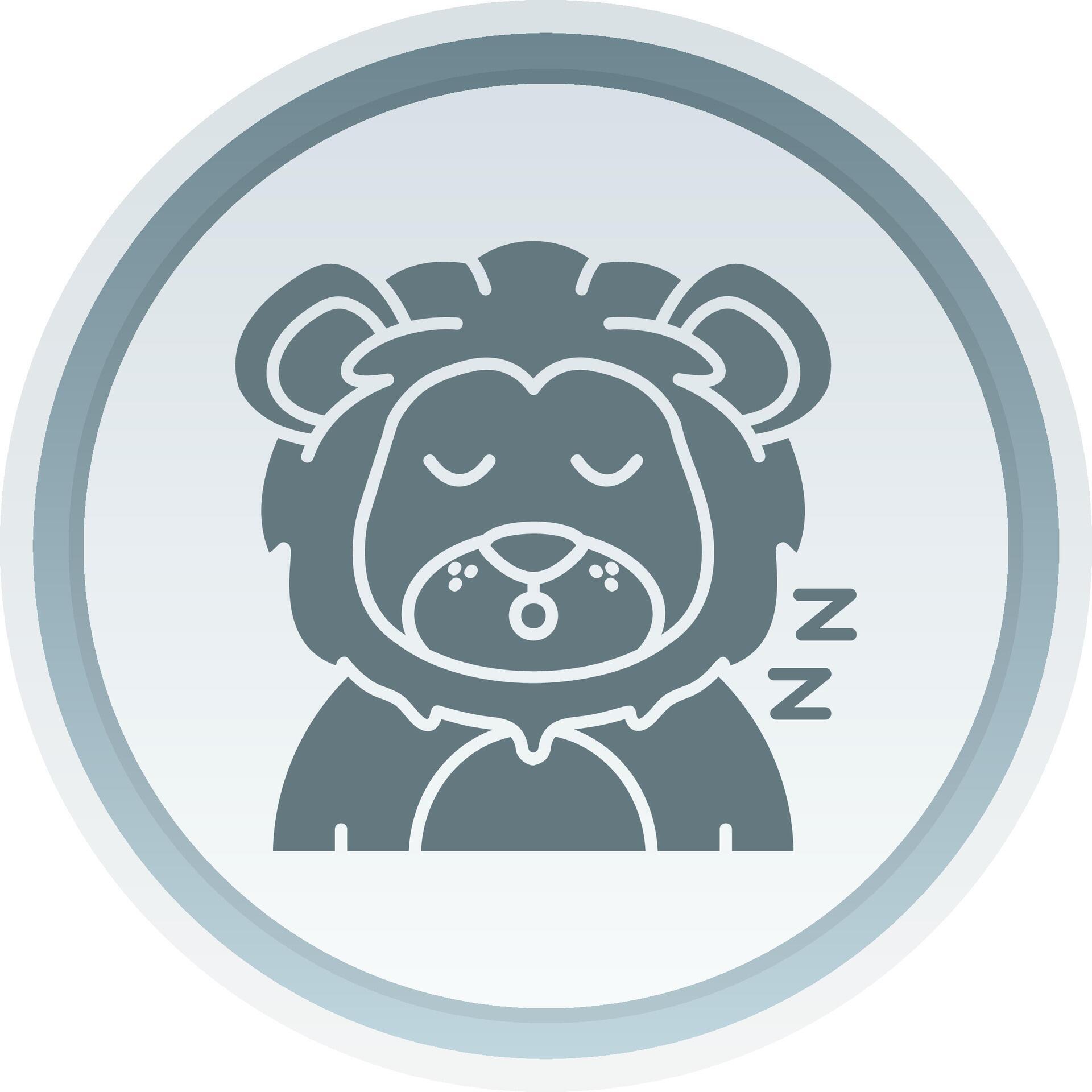 Sleep Solid button Icon 38513668 Vector Art at Vecteezy