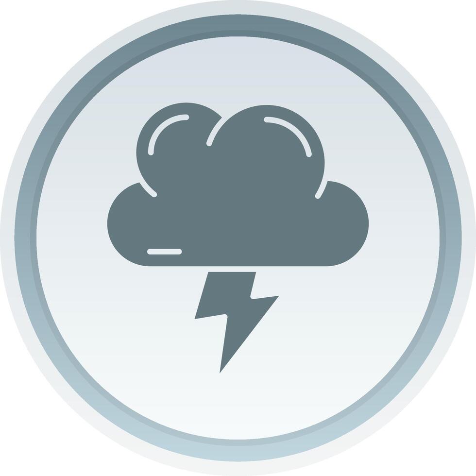 Lightning Solid button Icon 38513708 Vector Art at Vecteezy