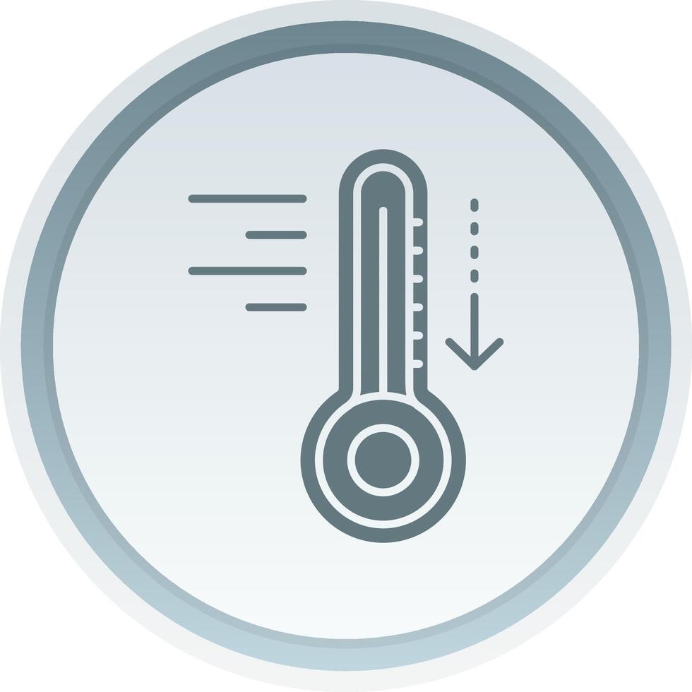 Cold Solid button Icon 38513715 Vector Art at Vecteezy