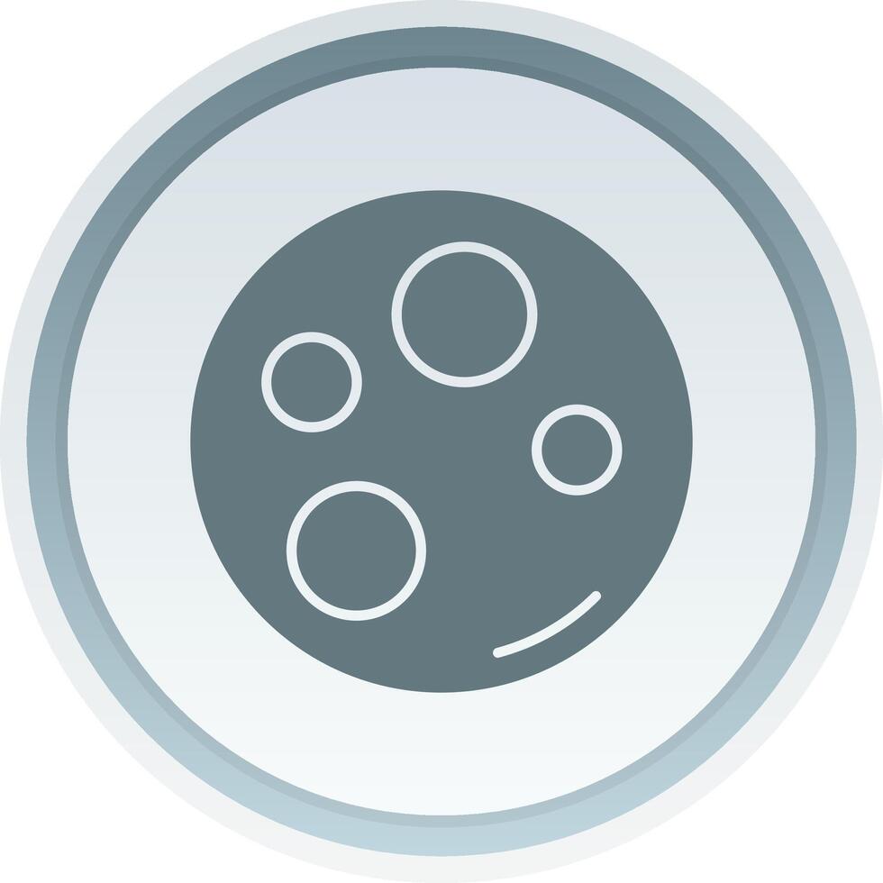 Moon Solid button Icon 38513729 Vector Art at Vecteezy