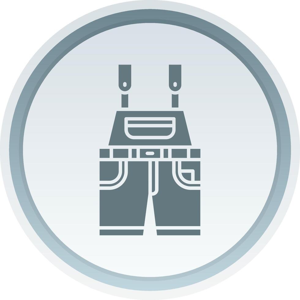 Overalls Solid button Icon 38513730 Vector Art at Vecteezy