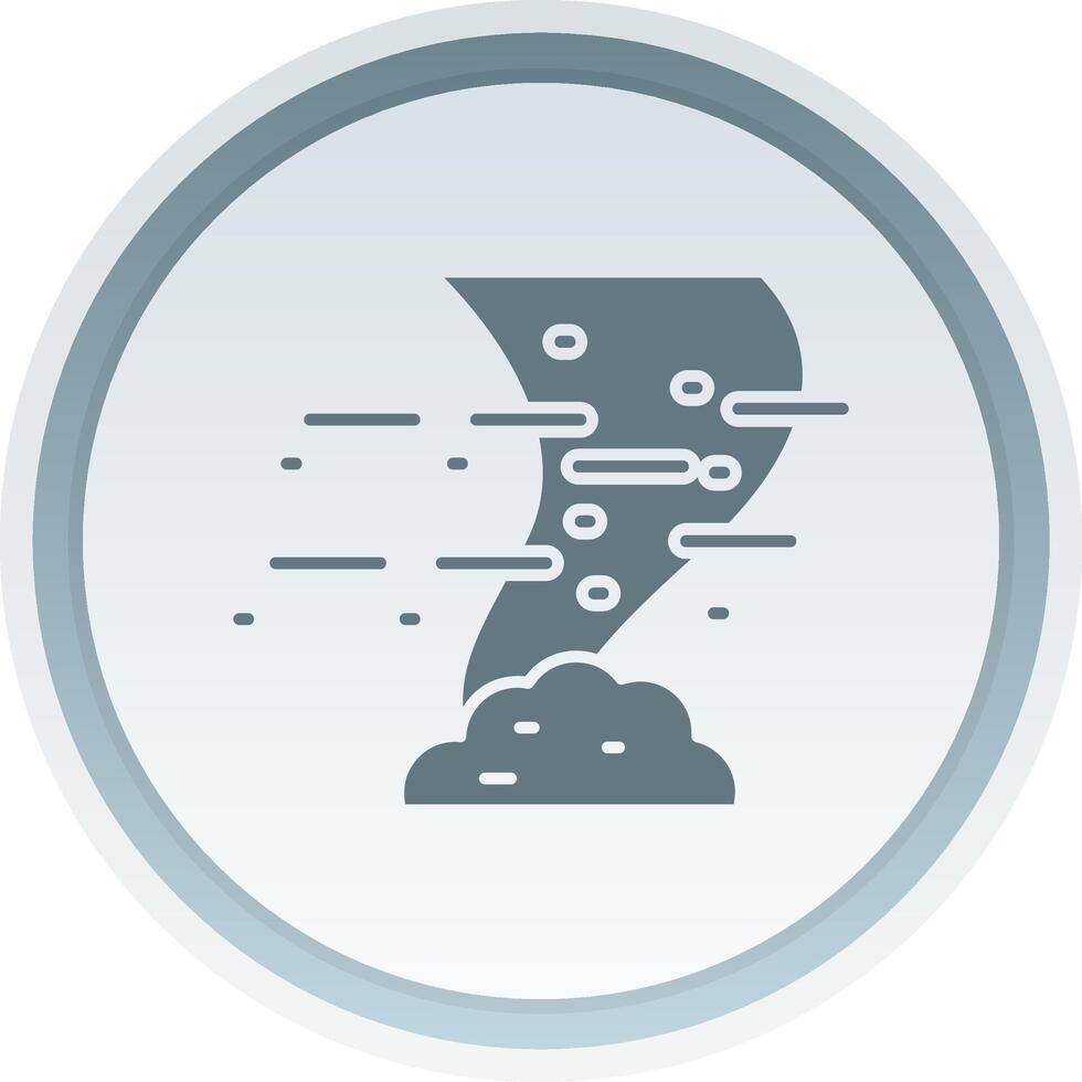Tornado Solid button Icon 38513757 Vector Art at Vecteezy