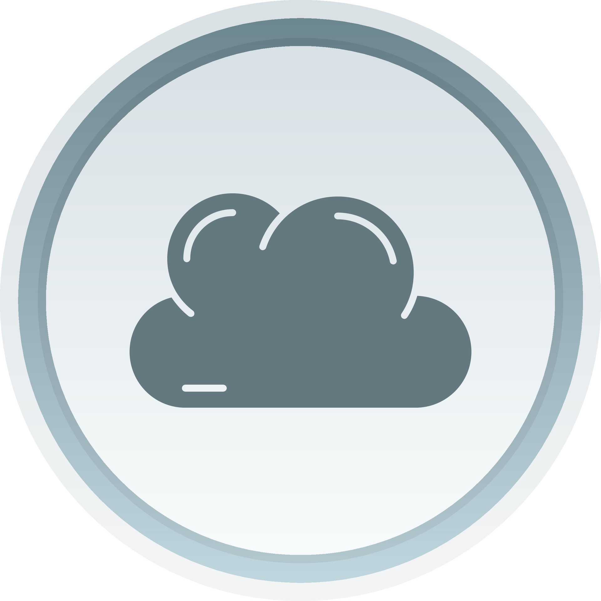 Cloud Solid button Icon 38513779 Vector Art at Vecteezy