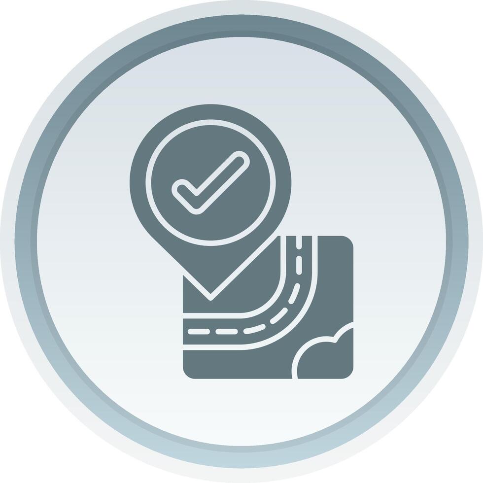 Checkmark Solid button Icon 38513800 Vector Art at Vecteezy