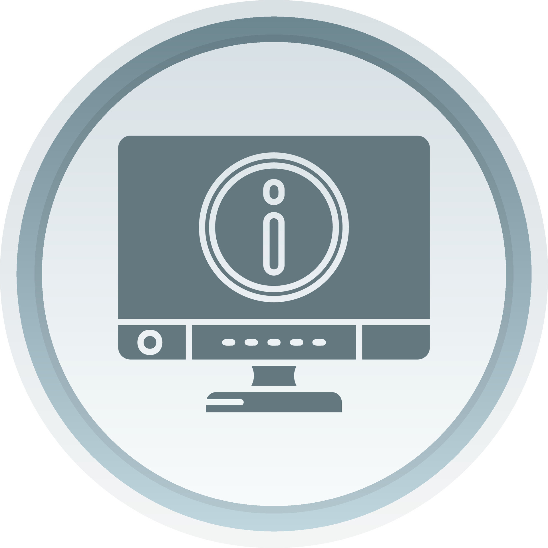 Info Solid button Icon 38513905 Vector Art at Vecteezy