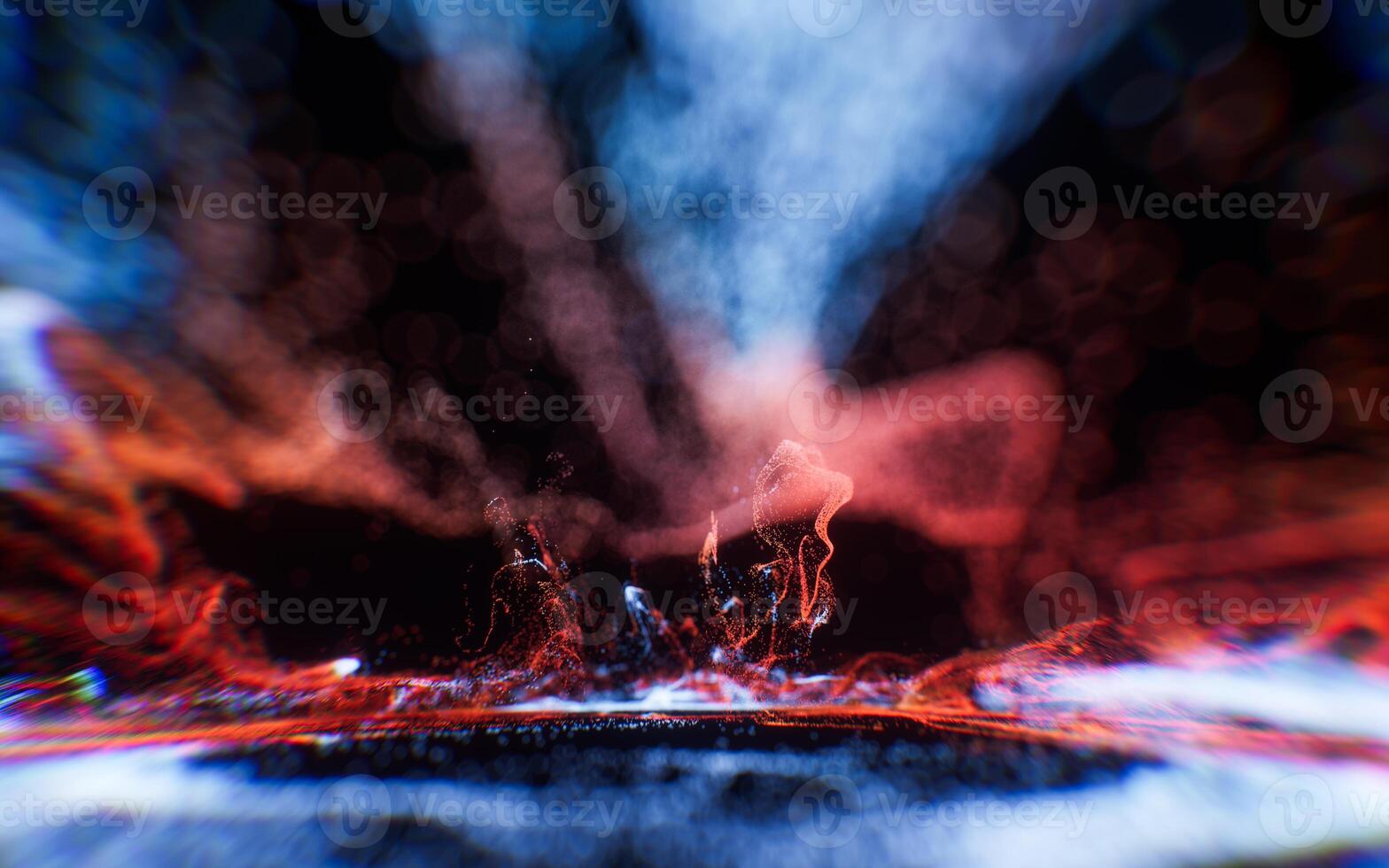 Abstract flowing wave particles background, 3d rendering. 38514597 Stock Photo at Vecteezy