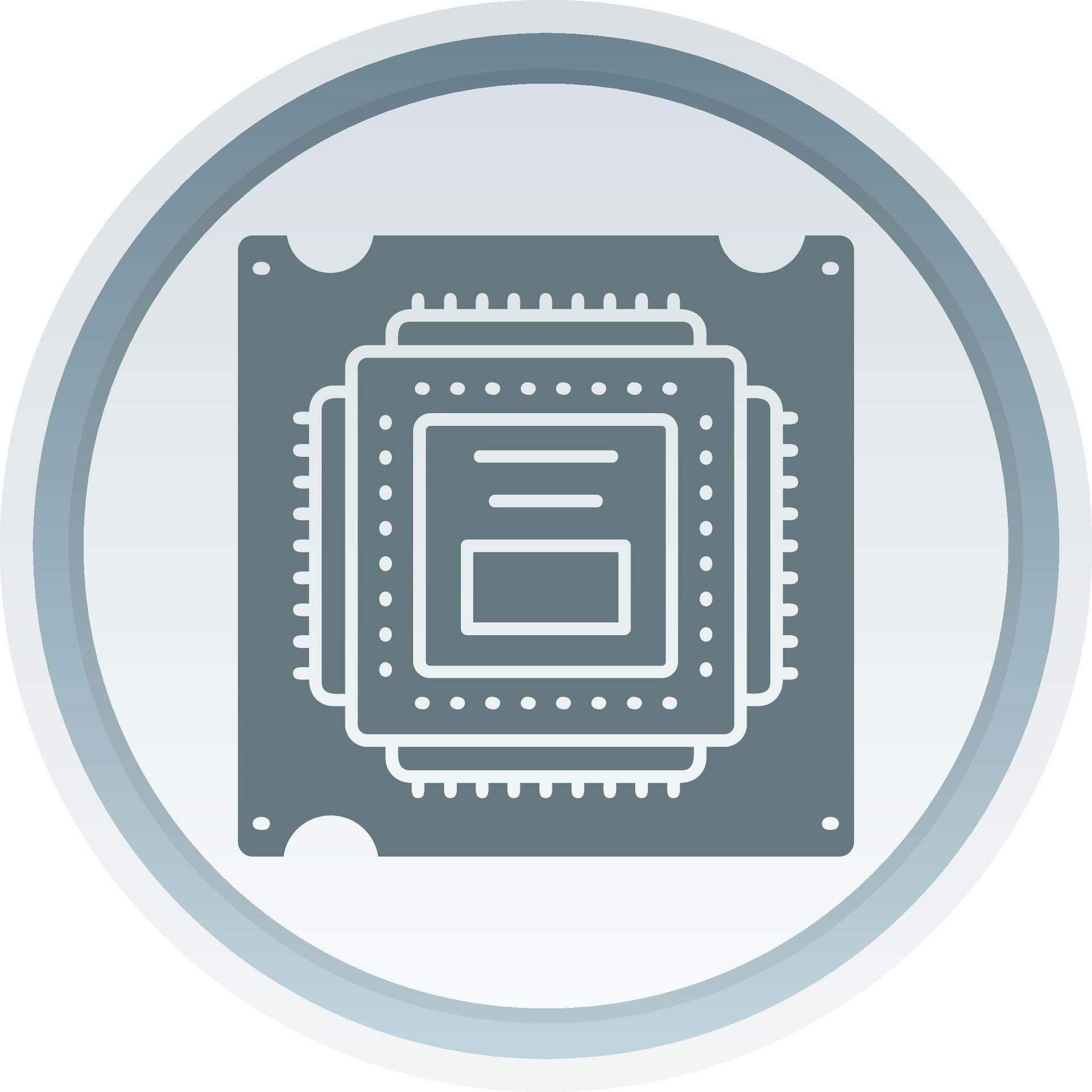 Processor Solid button Icon 38516324 Vector Art at Vecteezy
