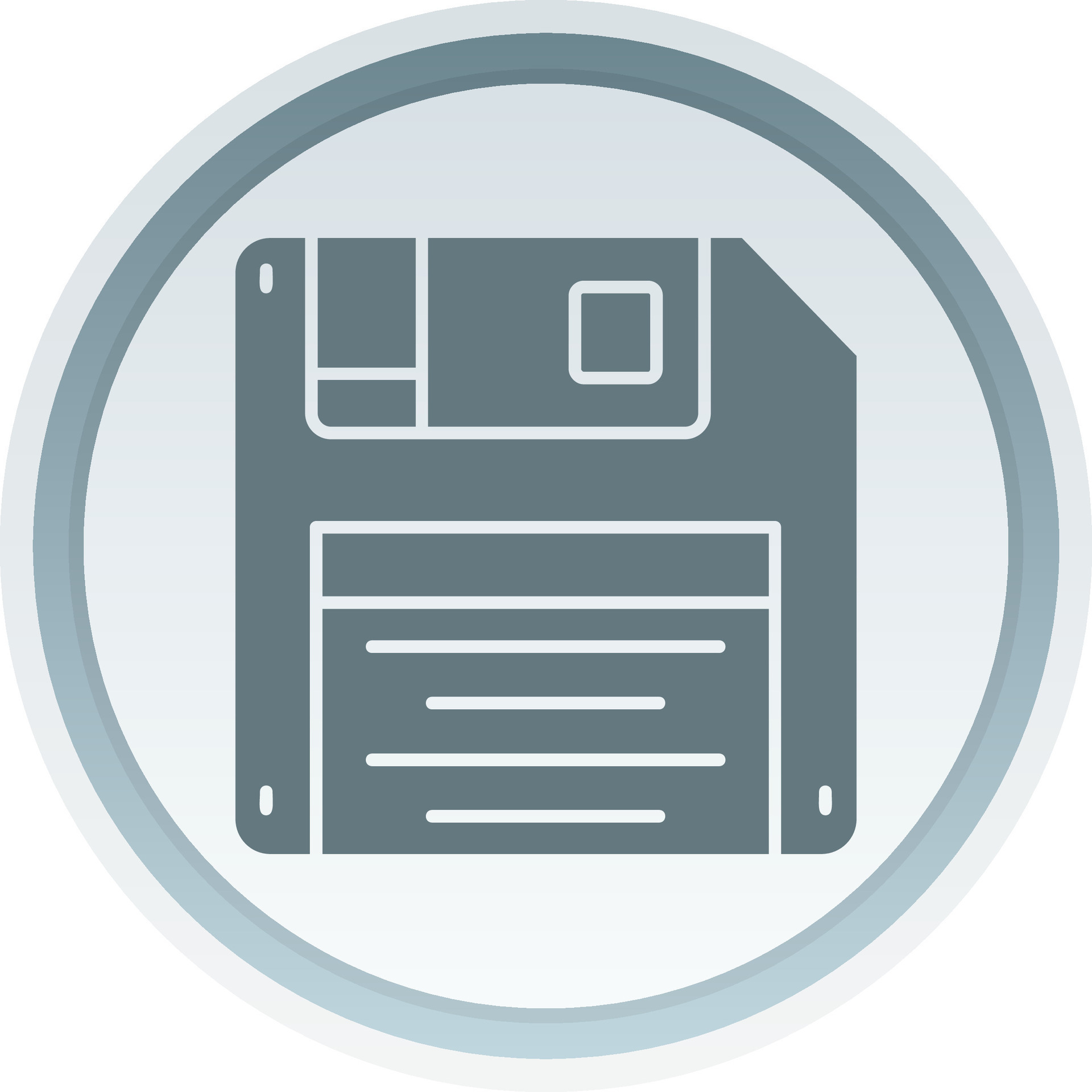 Floppy disk Solid button Icon 38516350 Vector Art at Vecteezy