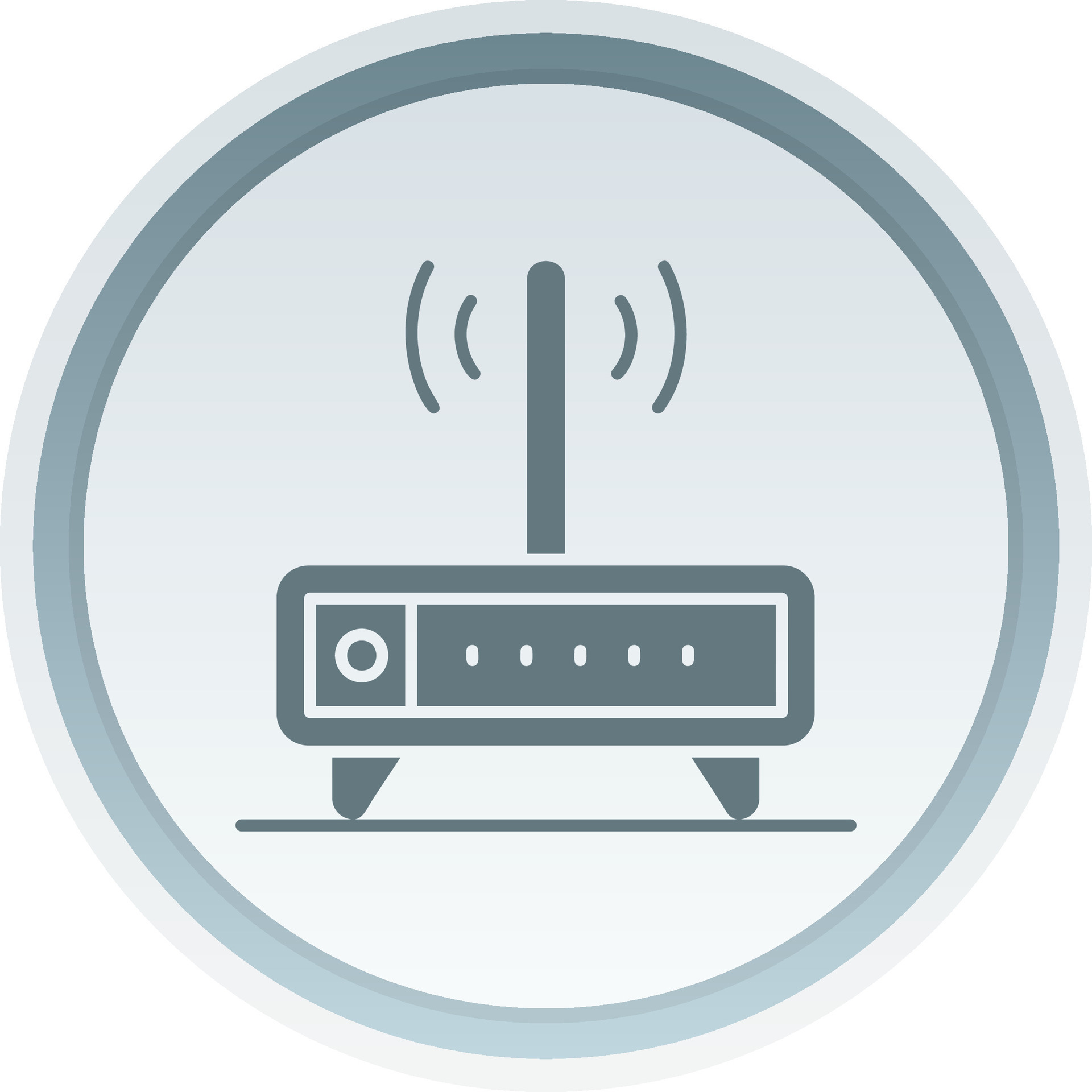 Modem Solid button Icon 38516363 Vector Art at Vecteezy