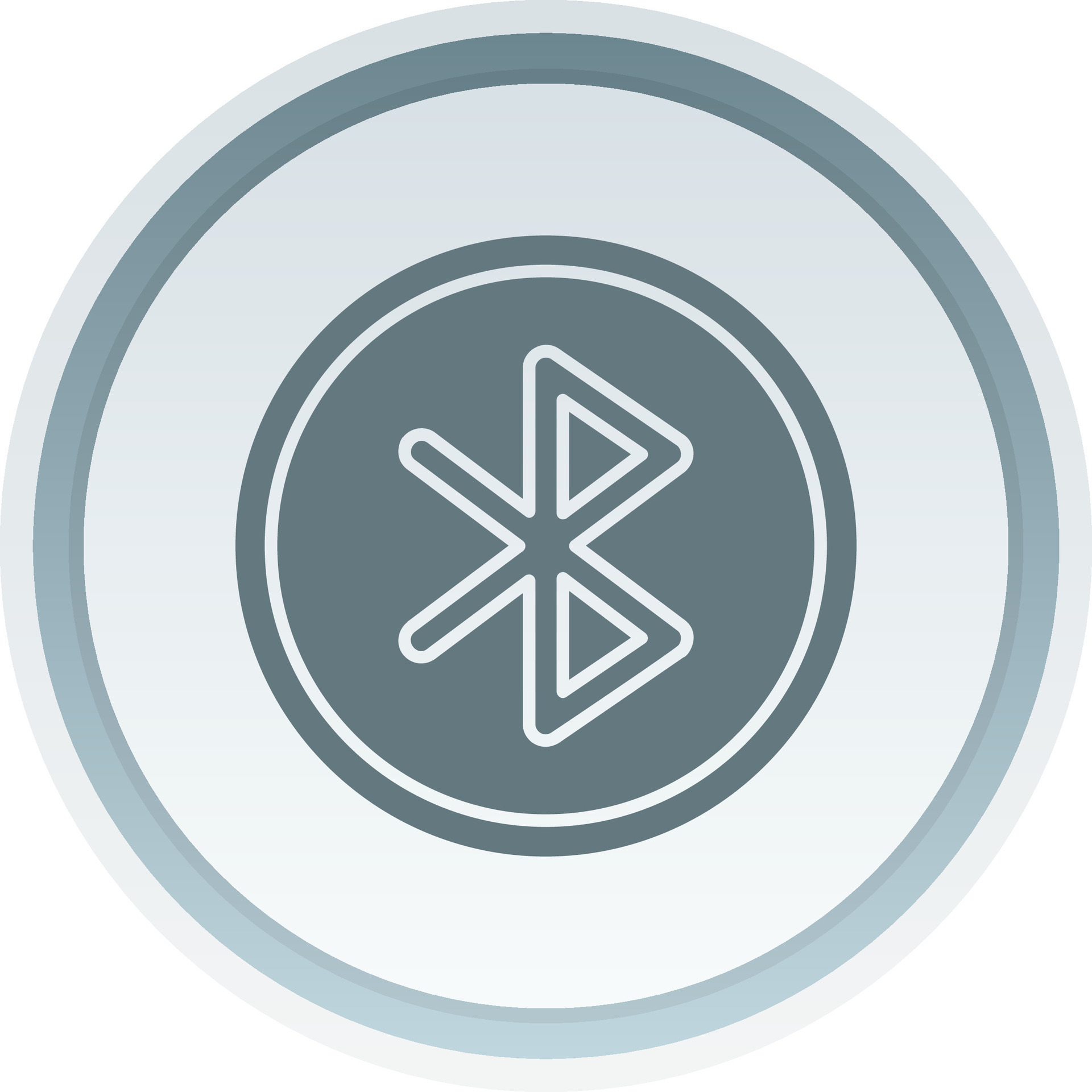 Bluetooth Solid button Icon 38516365 Vector Art at Vecteezy