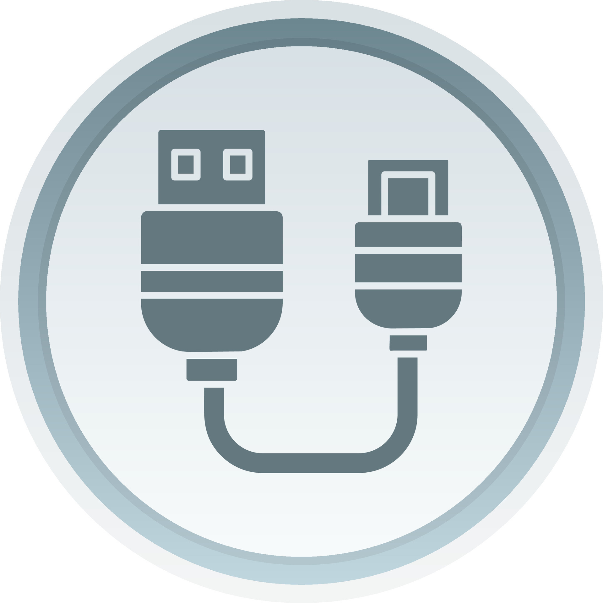 Usb Solid button Icon 38516382 Vector Art at Vecteezy
