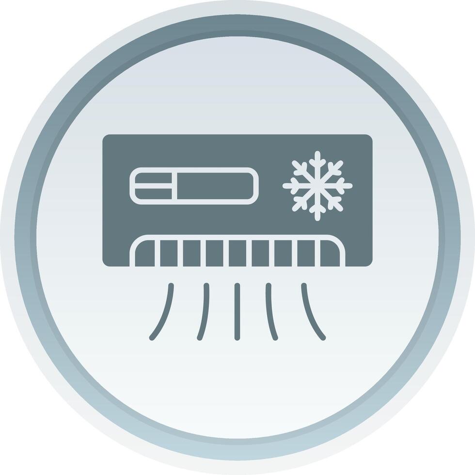 Conditioner Solid button Icon 38516401 Vector Art at Vecteezy