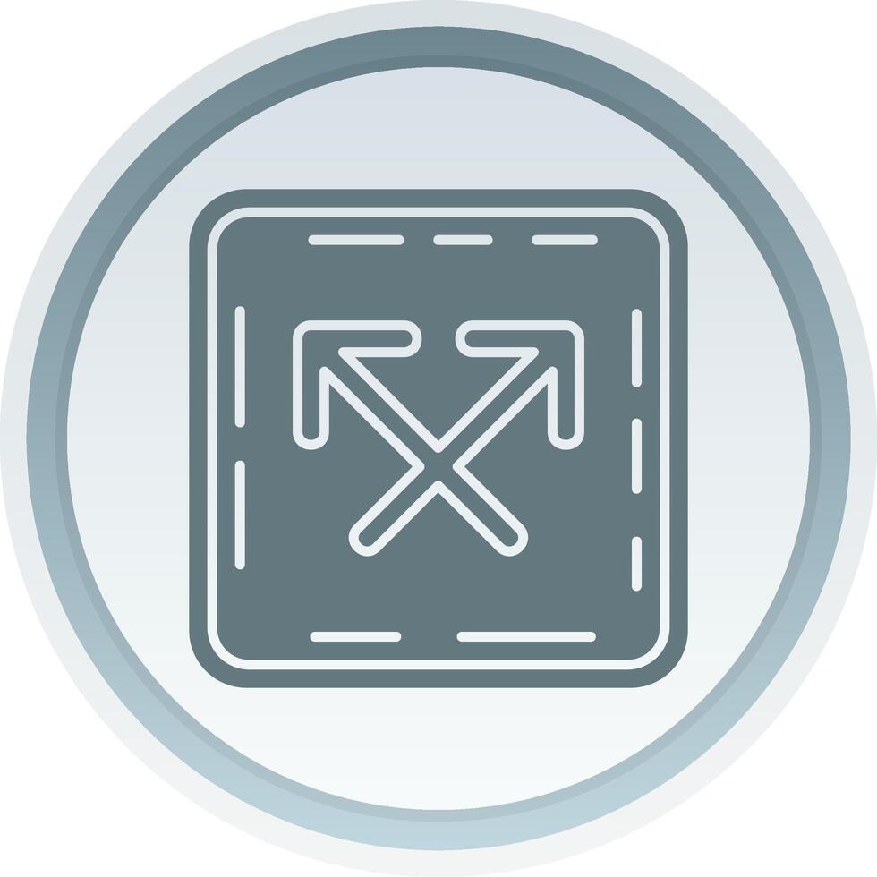 Intersect Solid button Icon 38517020 Vector Art at Vecteezy