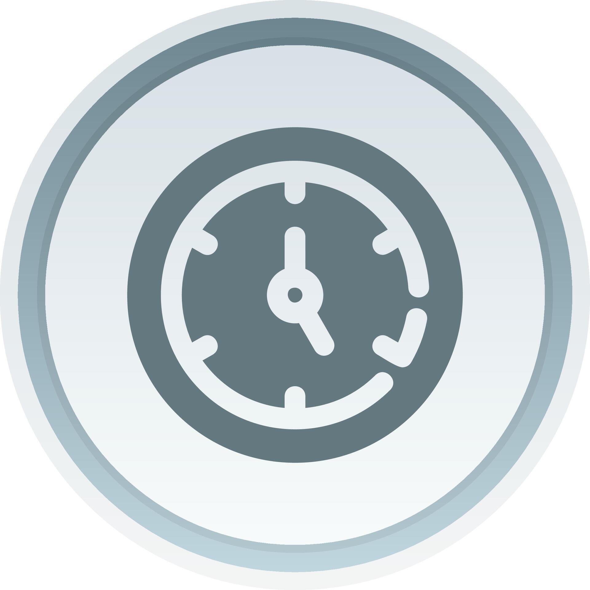 Timer Solid button Icon 38517676 Vector Art at Vecteezy