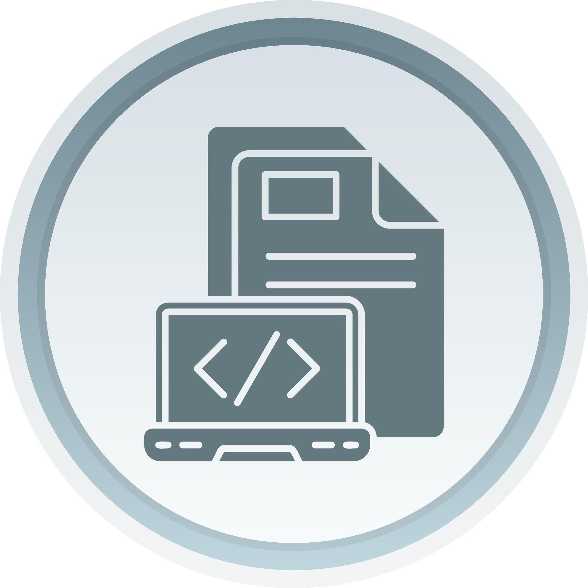 Coding Solid button Icon 38517694 Vector Art at Vecteezy