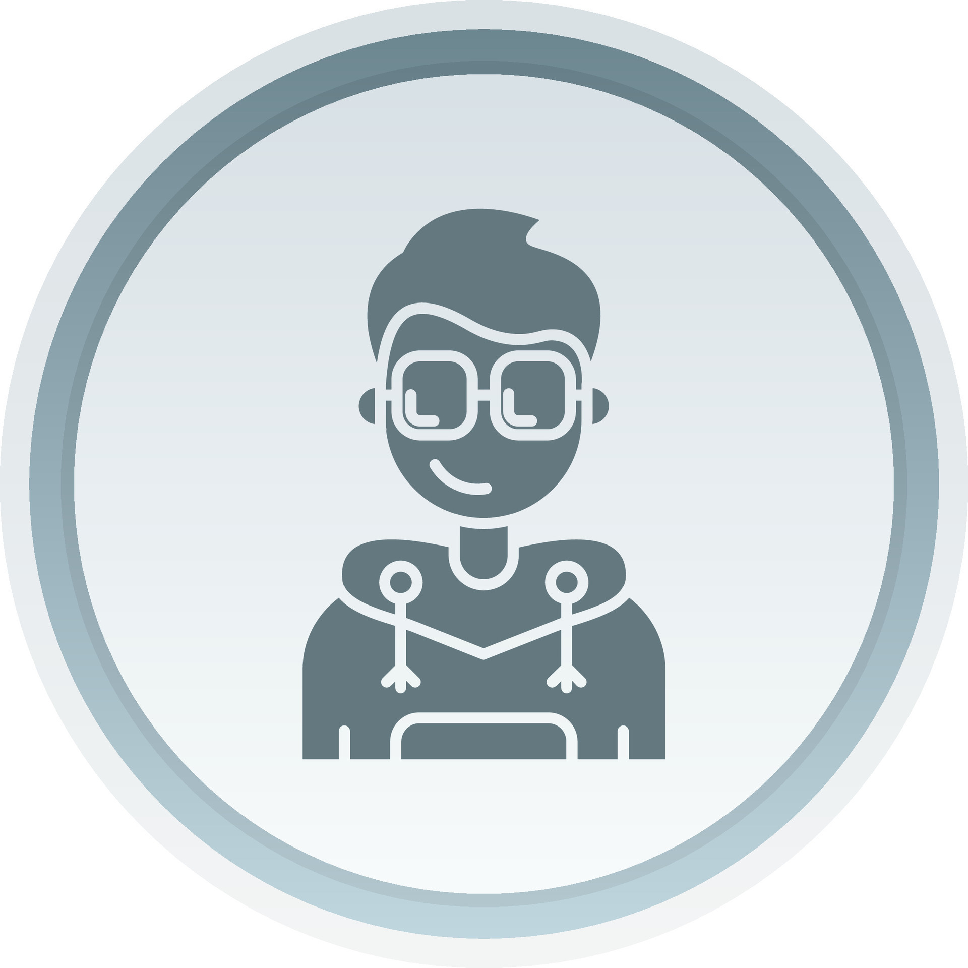 Cool Solid button Icon 38518021 Vector Art at Vecteezy