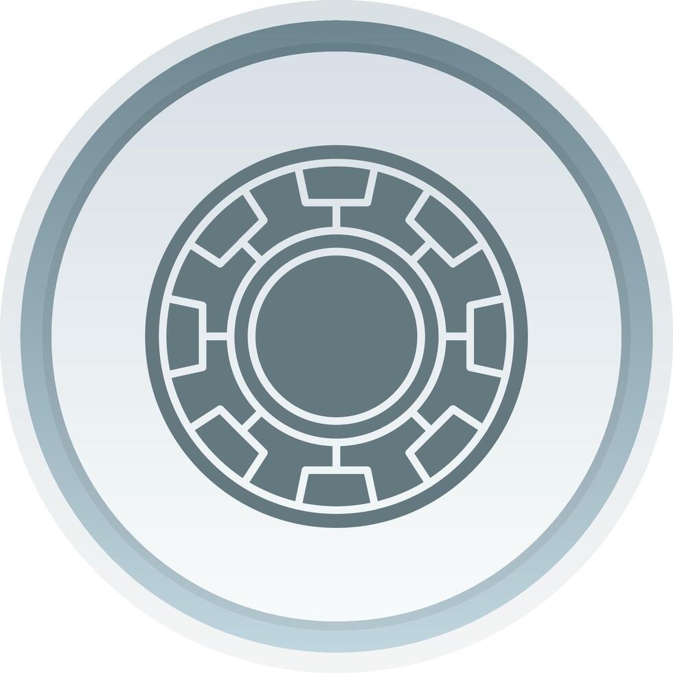 Chip Solid button Icon 38518030 Vector Art at Vecteezy