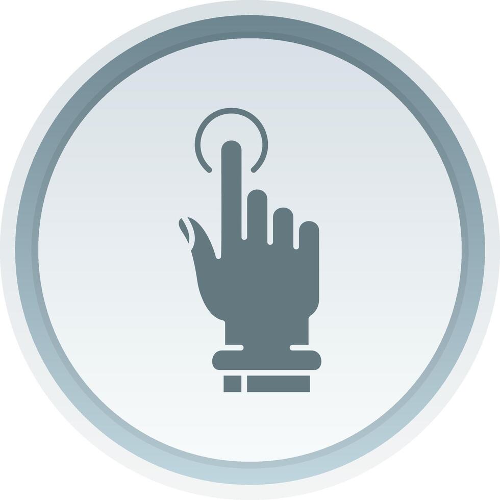 Tap Solid button Icon 38518042 Vector Art at Vecteezy