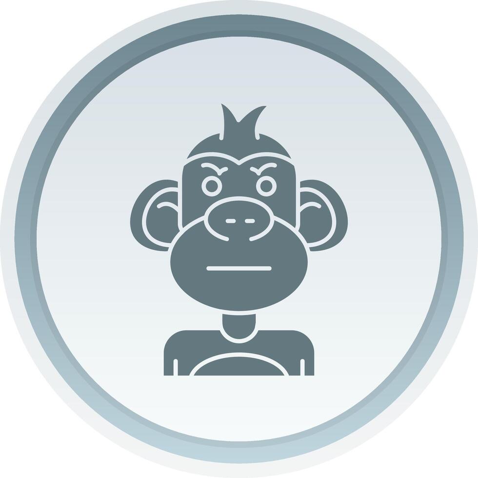 Angry Solid button Icon 38518147 Vector Art at Vecteezy