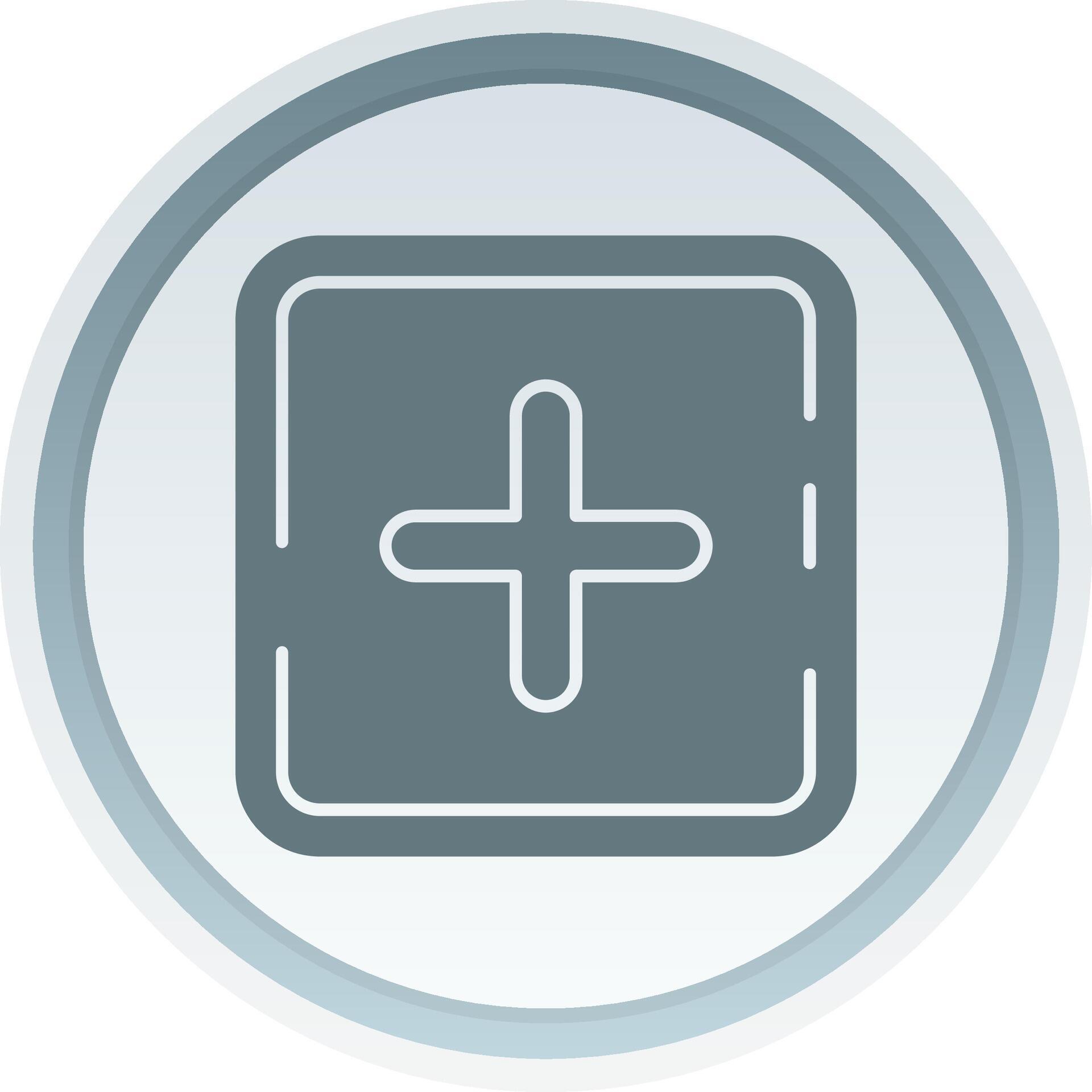 Plus Solid button Icon 38518182 Vector Art at Vecteezy