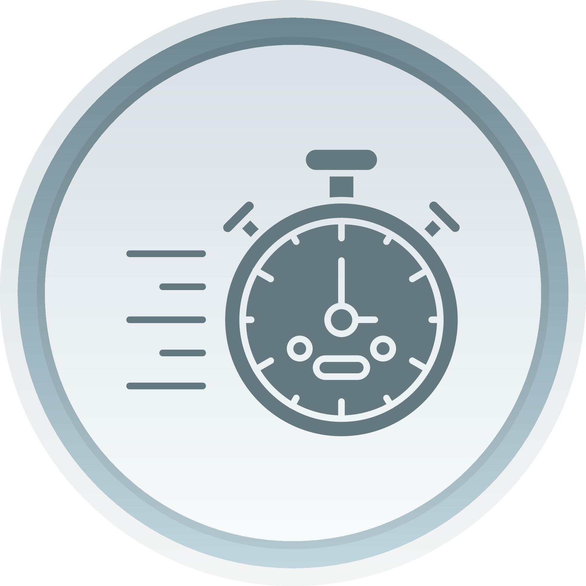 Stopwatch Solid button Icon 38518193 Vector Art at Vecteezy