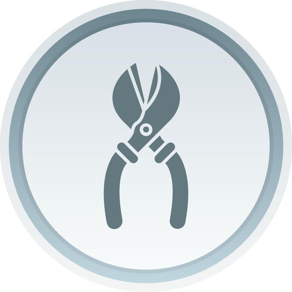 Scissors Solid button Icon 38518231 Vector Art at Vecteezy