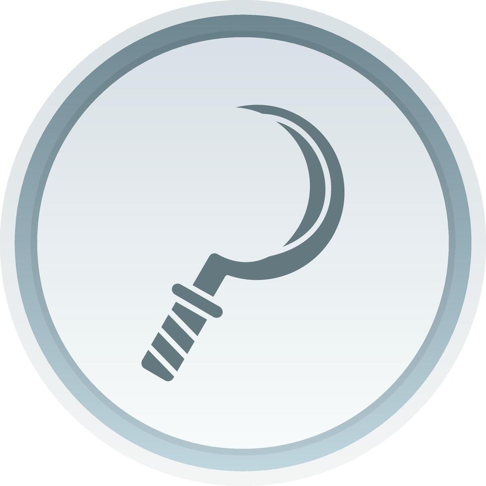 Sickle Solid button Icon 38518249 Vector Art at Vecteezy