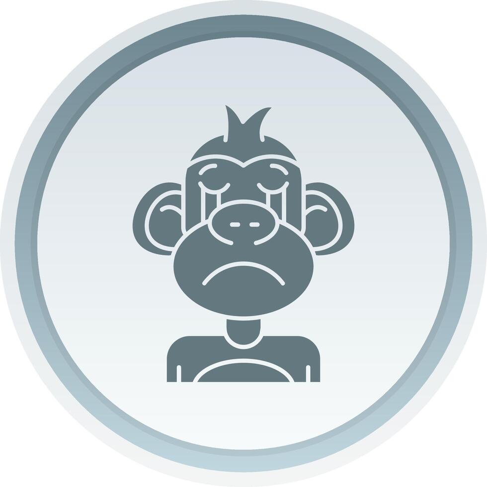 Cry Solid button Icon 38518255 Vector Art at Vecteezy