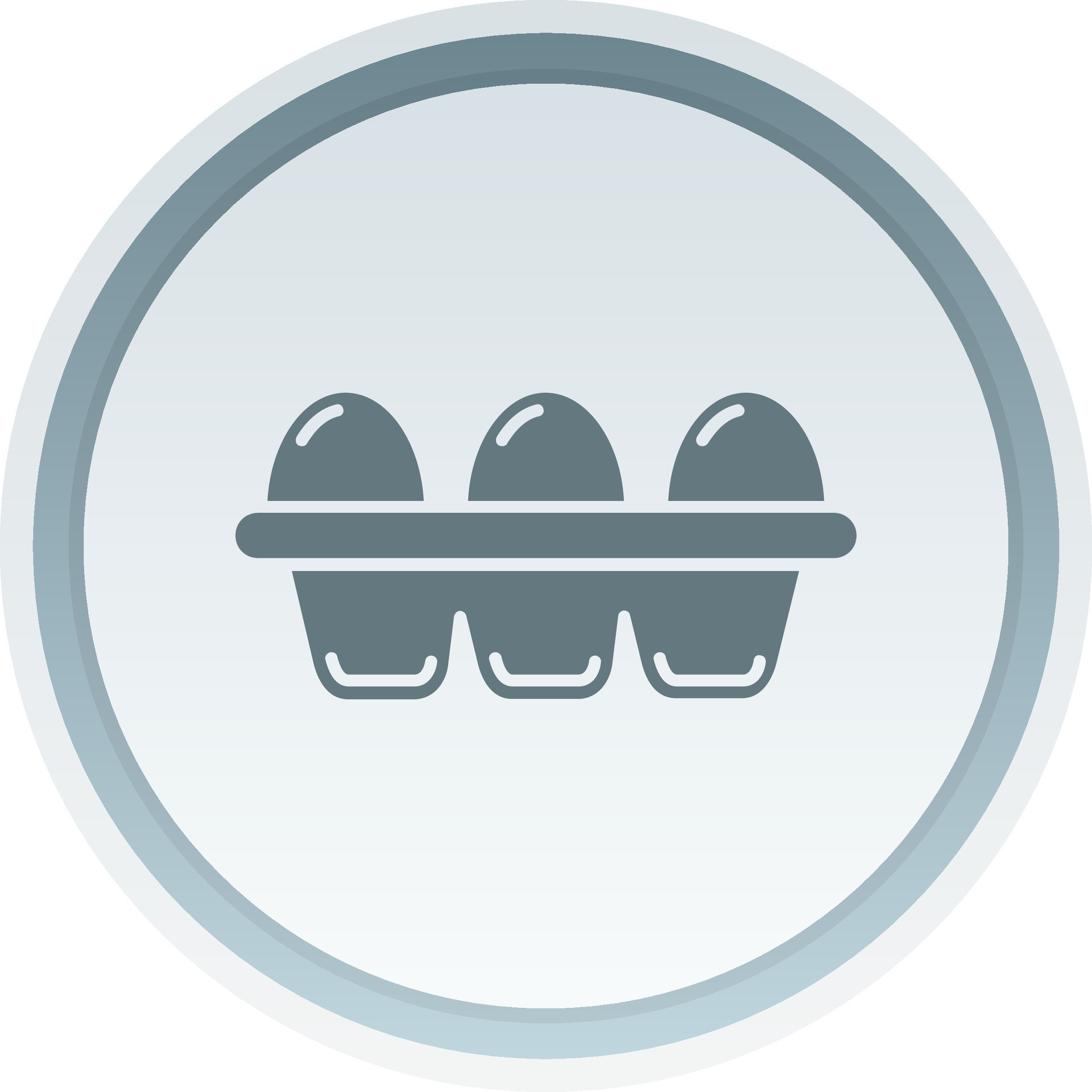 Egg Solid button Icon 38518318 Vector Art at Vecteezy