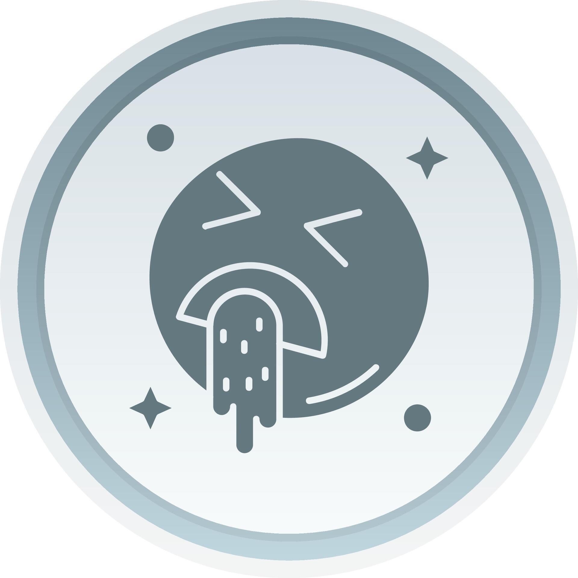 Vomit Solid button Icon 38518426 Vector Art at Vecteezy