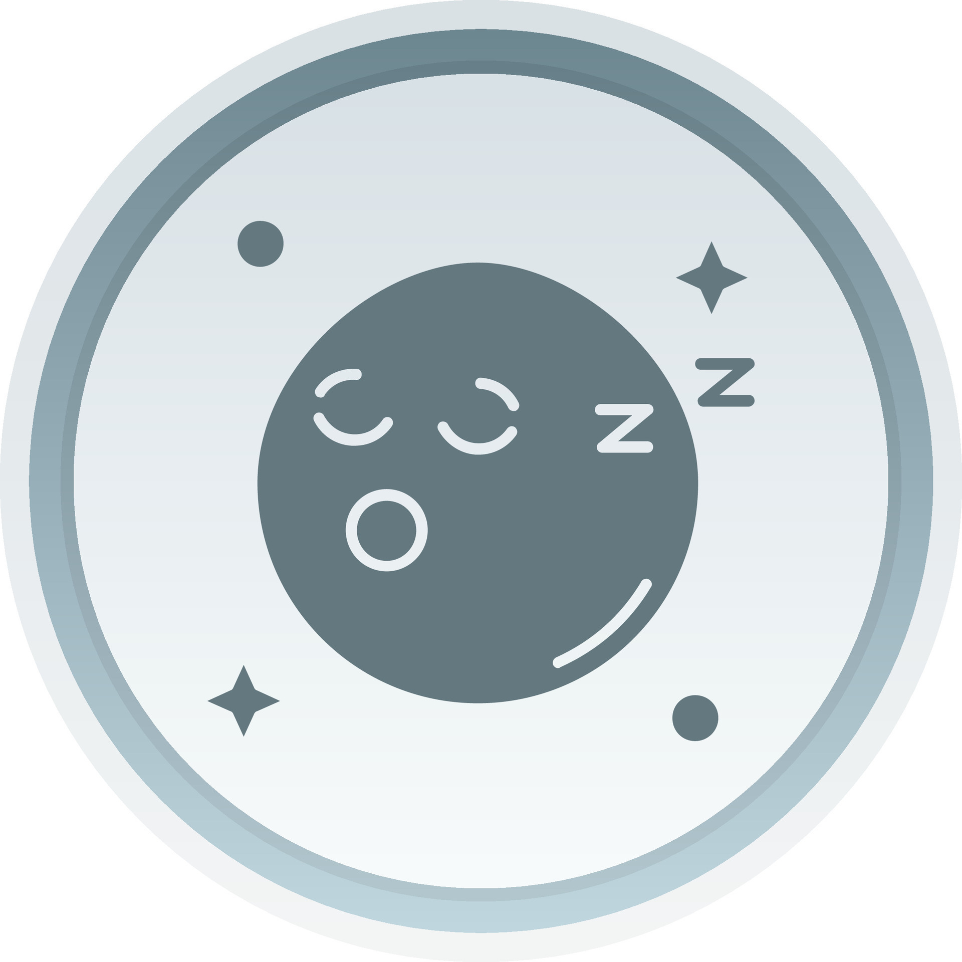 Sleep Solid button Icon 38518439 Vector Art at Vecteezy