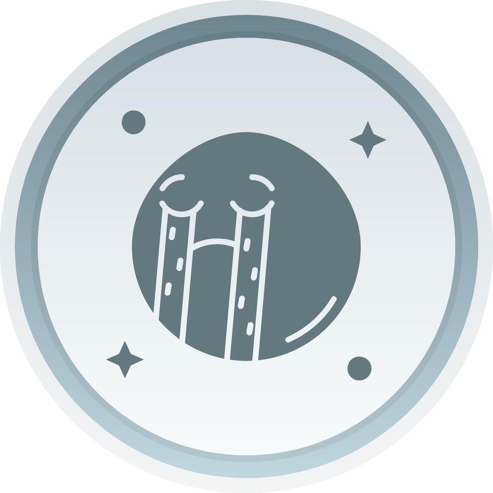 Cry Solid button Icon 38518483 Vector Art at Vecteezy
