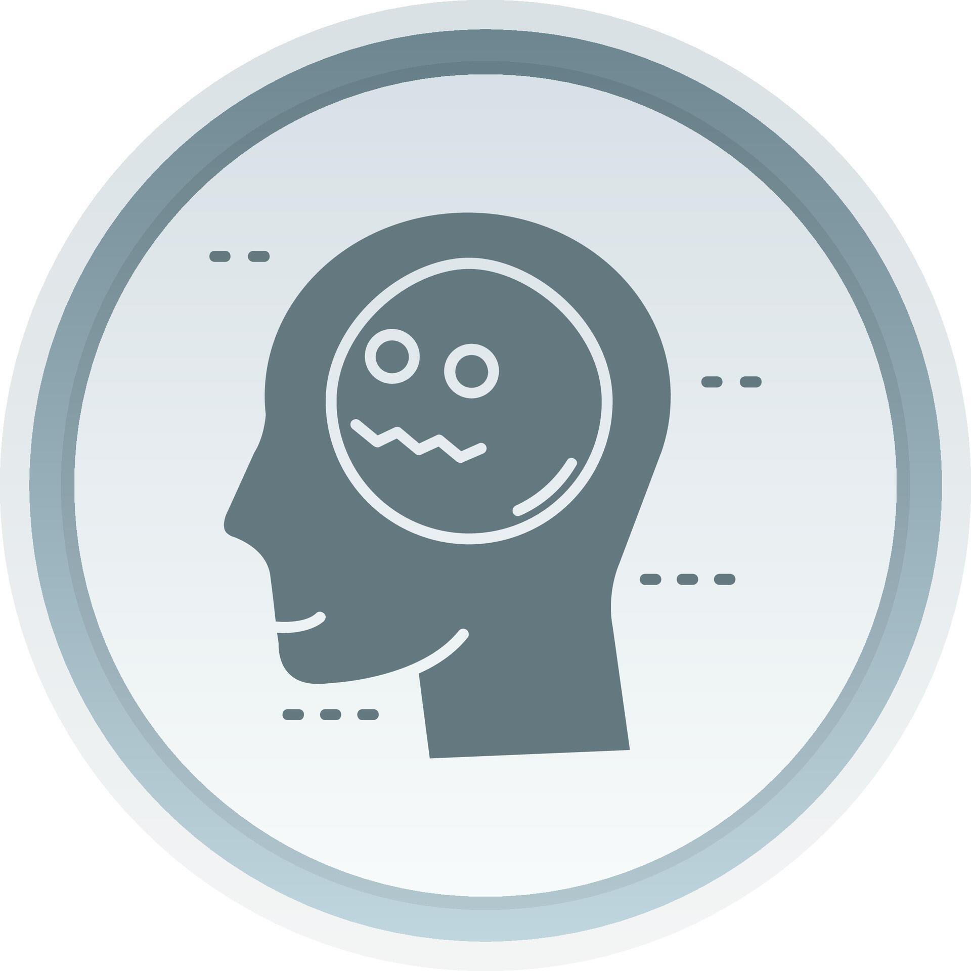 Scared Solid button Icon 38518508 Vector Art at Vecteezy