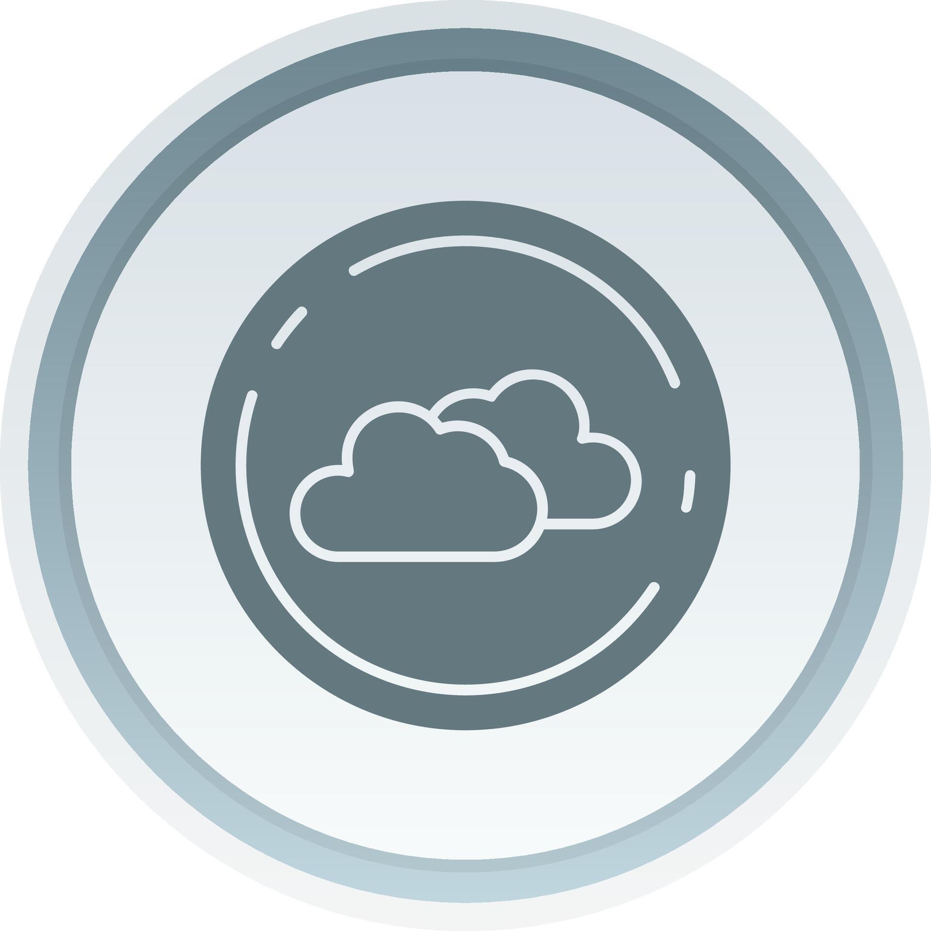 Cloud Solid button Icon 38518604 Vector Art at Vecteezy
