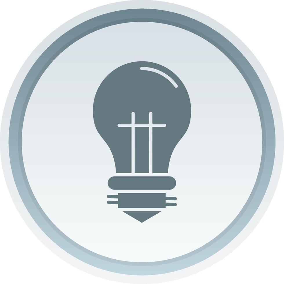 Bulb Solid button Icon 38518654 Vector Art at Vecteezy