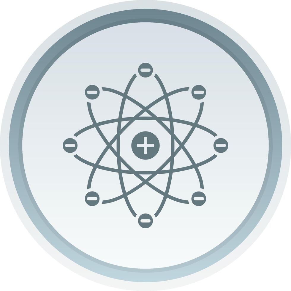 Atom Solid button Icon 38518685 Vector Art at Vecteezy