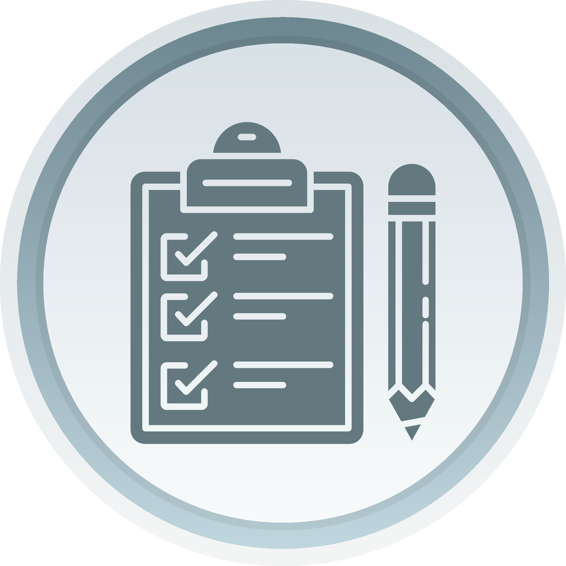 Exam Solid button Icon 38518751 Vector Art at Vecteezy