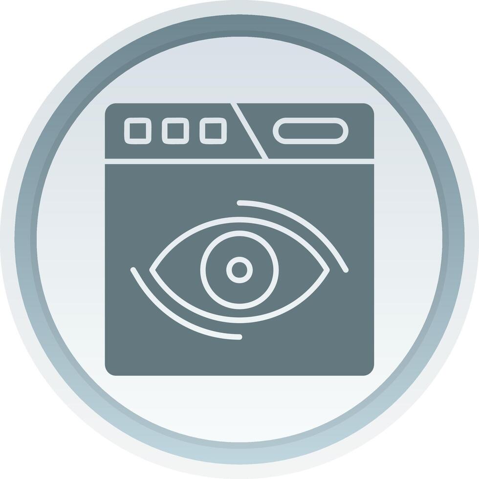 Views Solid button Icon 38518760 Vector Art at Vecteezy