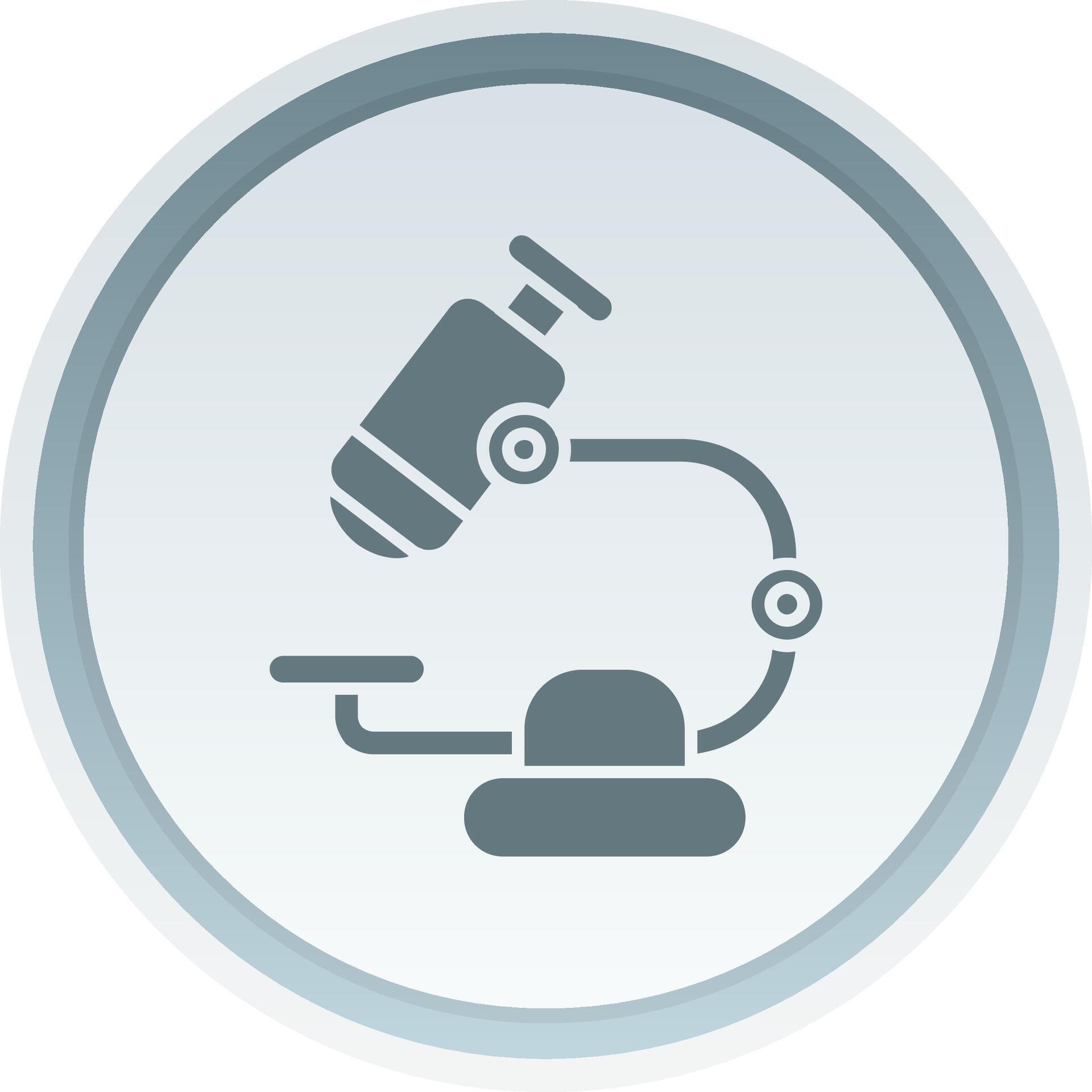 Microscope Solid button Icon 38518785 Vector Art at Vecteezy