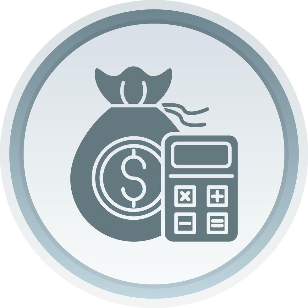 Budget Solid button Icon 38518913 Vector Art at Vecteezy