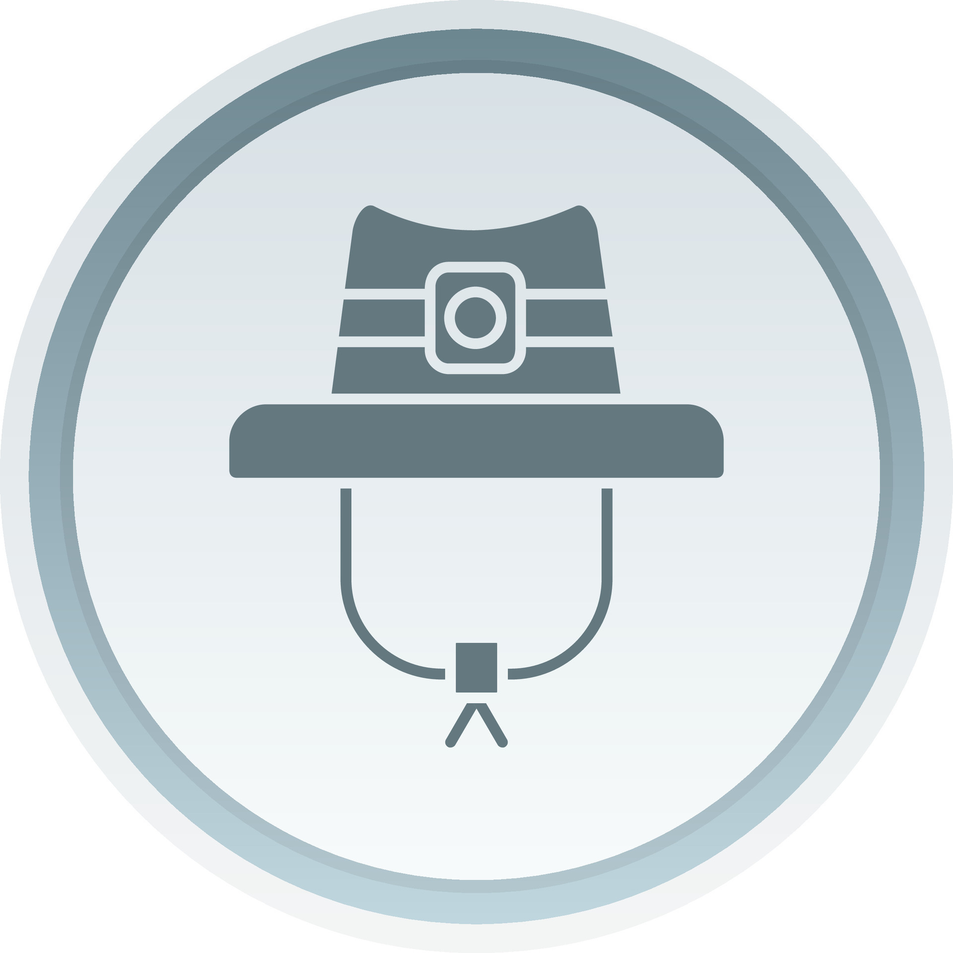 Hat Solid button Icon 38519034 Vector Art at Vecteezy