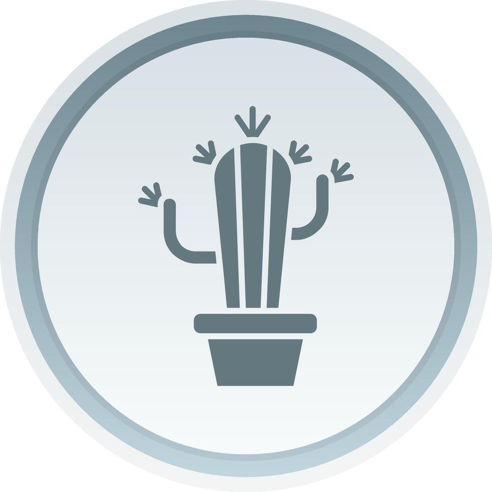 Cactus Solid button Icon 38519048 Vector Art at Vecteezy