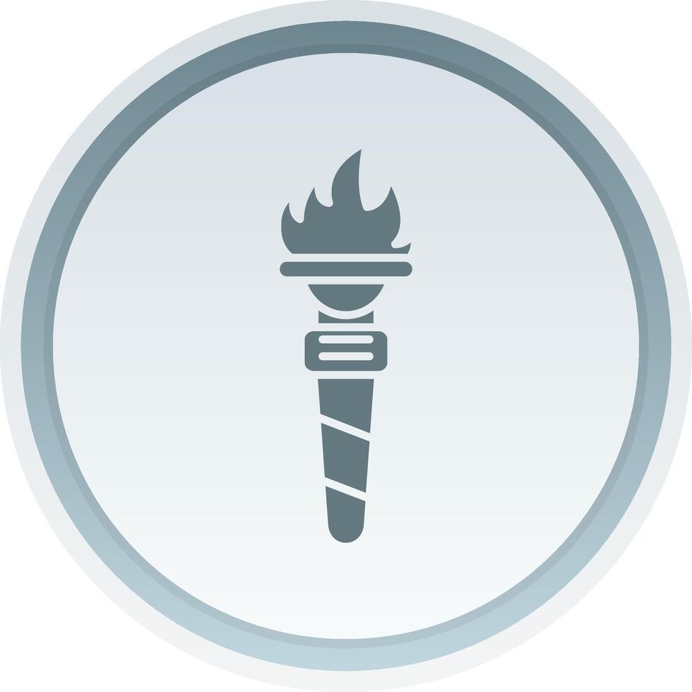 Torch Solid button Icon 38519051 Vector Art at Vecteezy