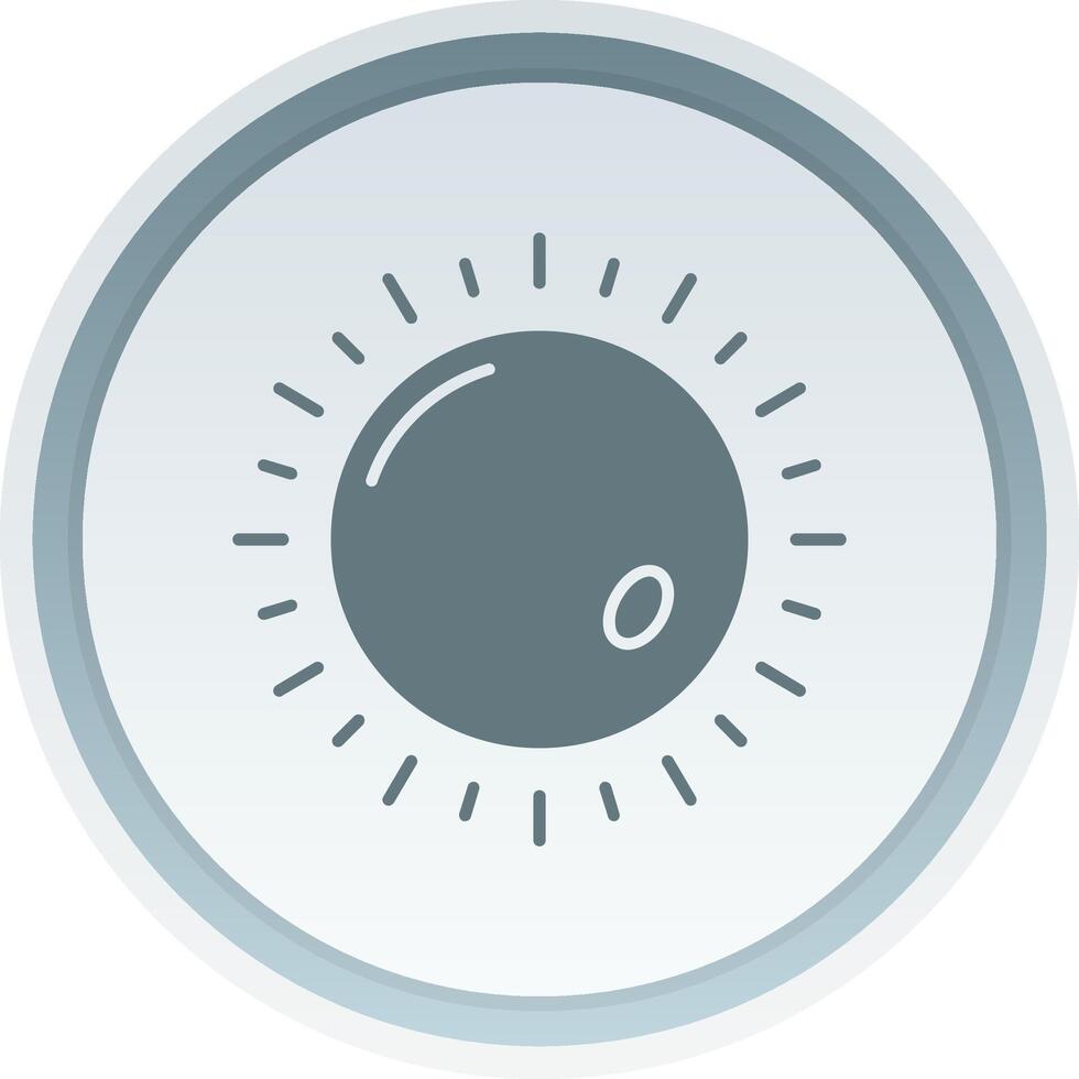 Sun Solid button Icon 38519060 Vector Art at Vecteezy