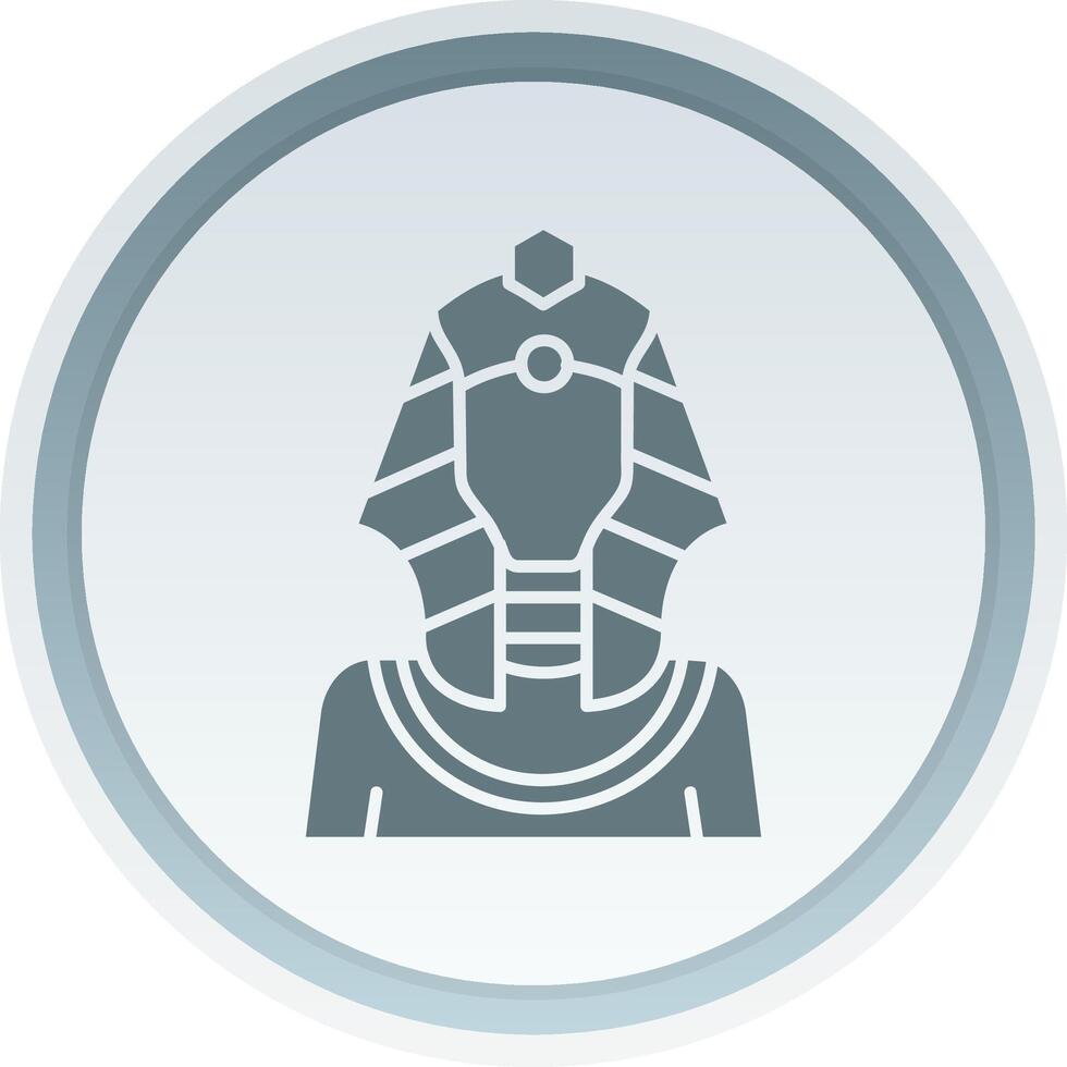 pharaoh Solid button Icon 38519126 Vector Art at Vecteezy