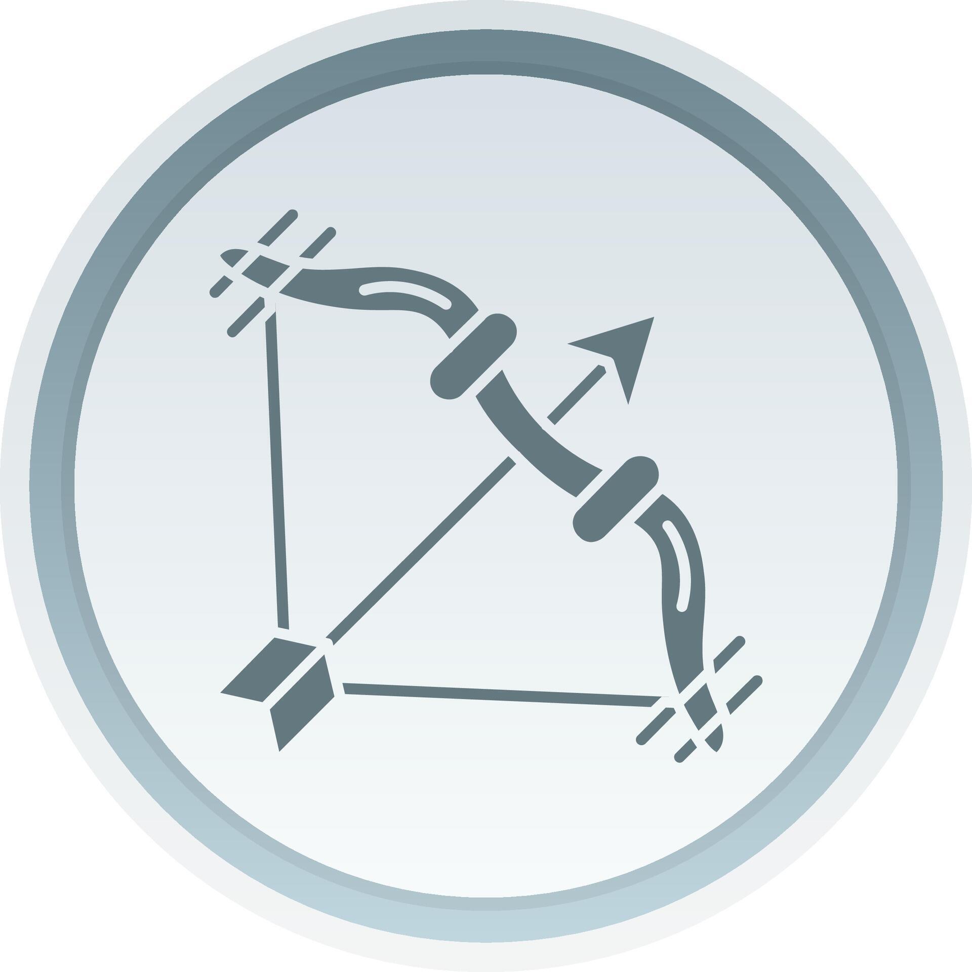 Archer Solid button Icon 38519139 Vector Art at Vecteezy