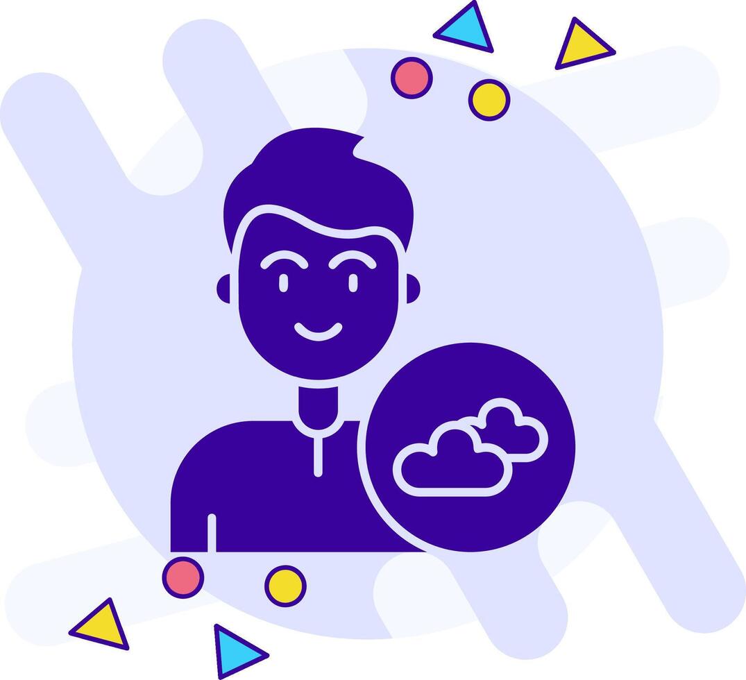 Cloud freestyle solid Icon 38522791 Vector Art at Vecteezy