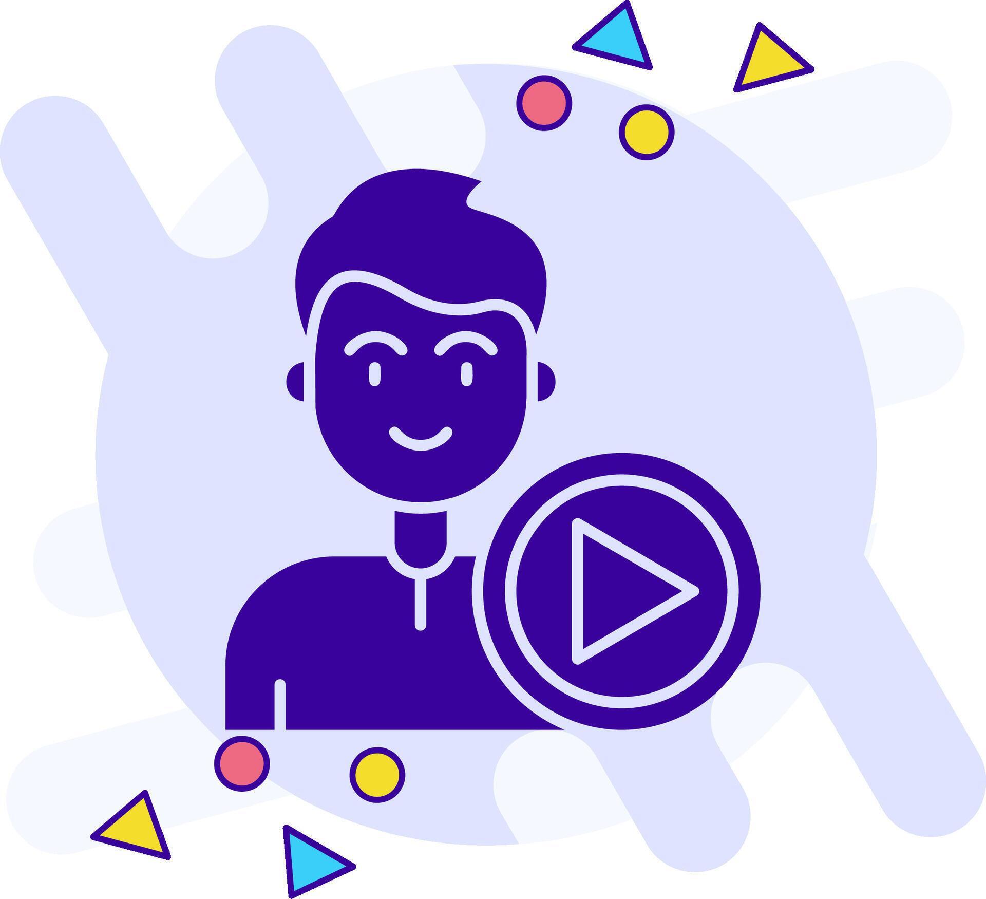 Play freestyle solid Icon 38522830 Vector Art at Vecteezy